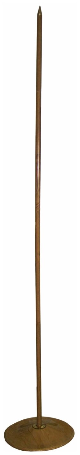 Напольный флагшток из металла, цвет бук 220 см (в собранном виде)