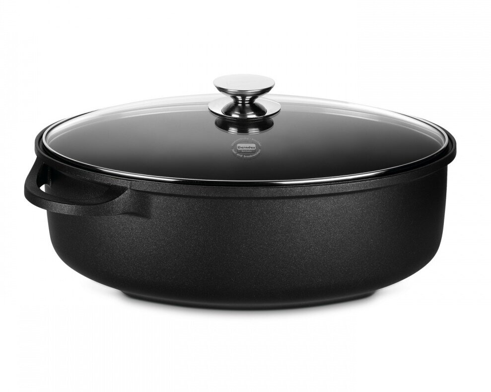 Ростер со стеклянной крышкой Berndes TITANUM SPECIAL EDITION 38 x 24 см (095973)