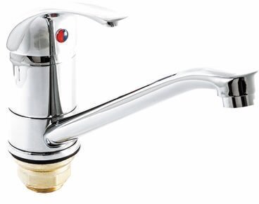 Смеситель Кухня SANTREK AQUA-620 "MODERN" шар. d-40 на гайке SB47