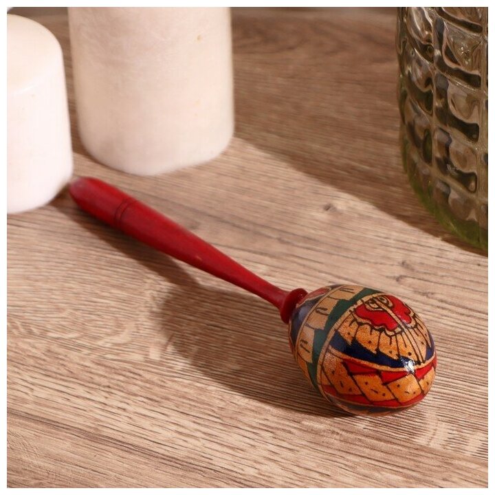 Сувенирный музыкальный инструмент "Маракас" 20х5х5 см микс