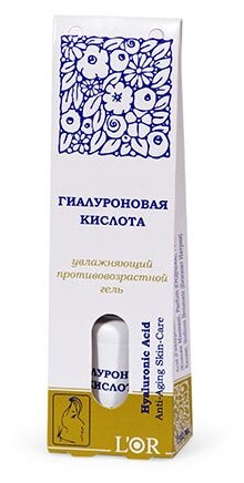 Набор, DNC, Гель для лица L'Or «Гиалуроновая кислота», 15 мл, 2 шт.