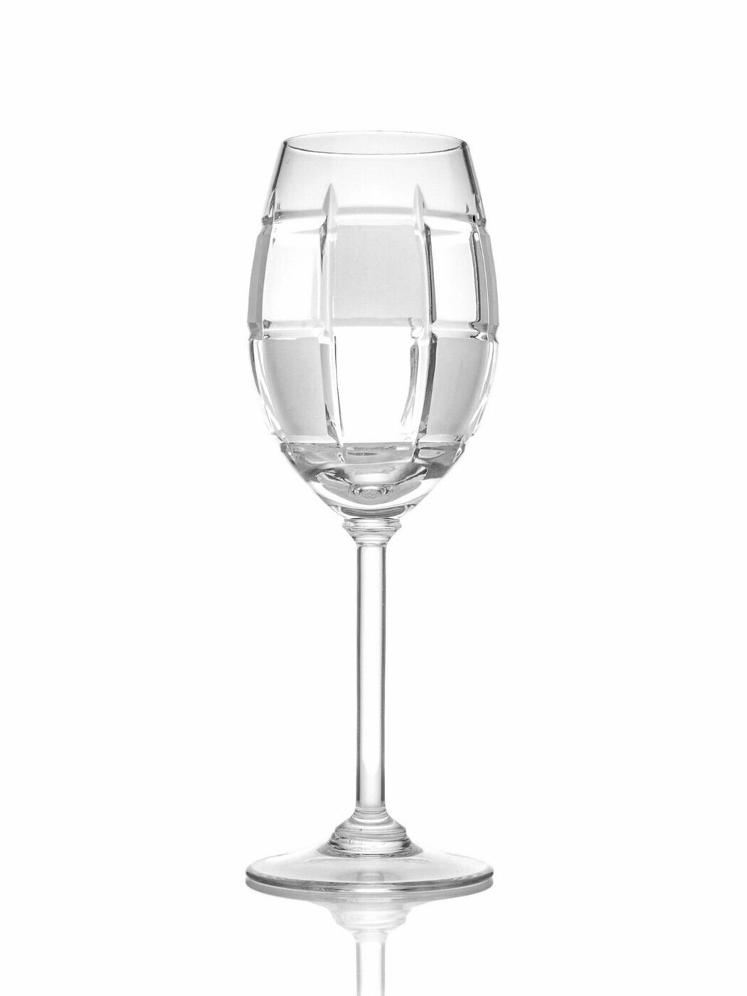 Бокалы хрустальные для вина "Шахматка" 200 мл 6 шт