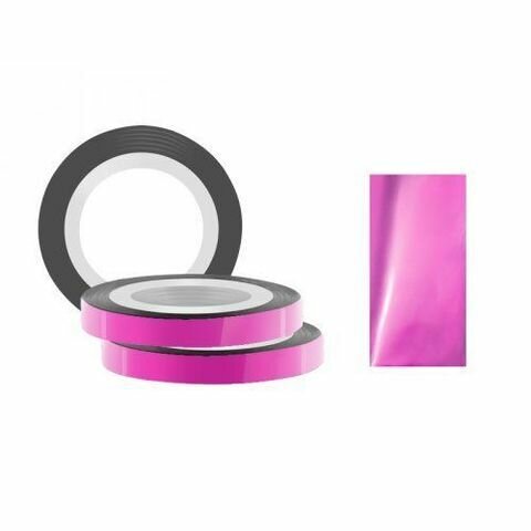 Jessnail Фольга для дизайна ногтей, №07 в рулоне 20м*0,8мм, розовый