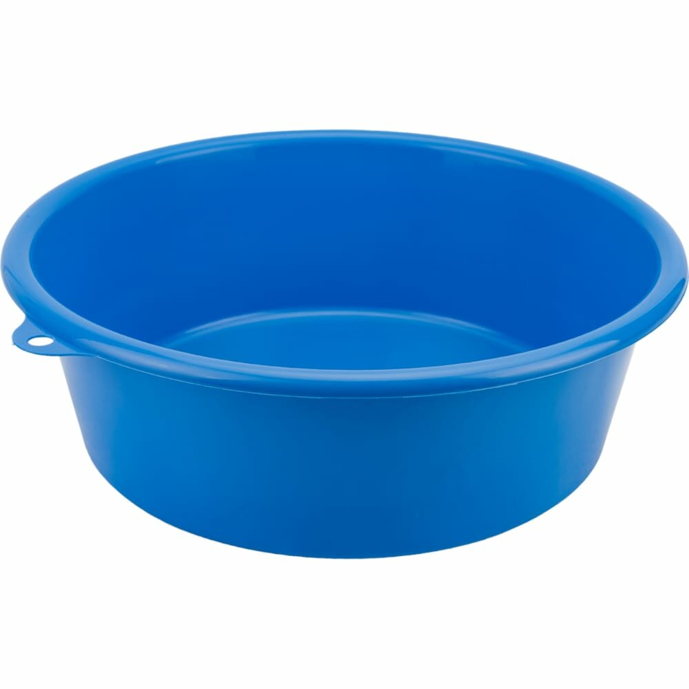 Таз Martika 9л синий С61-00-СИН, с пищевыми продуктами, для стирки