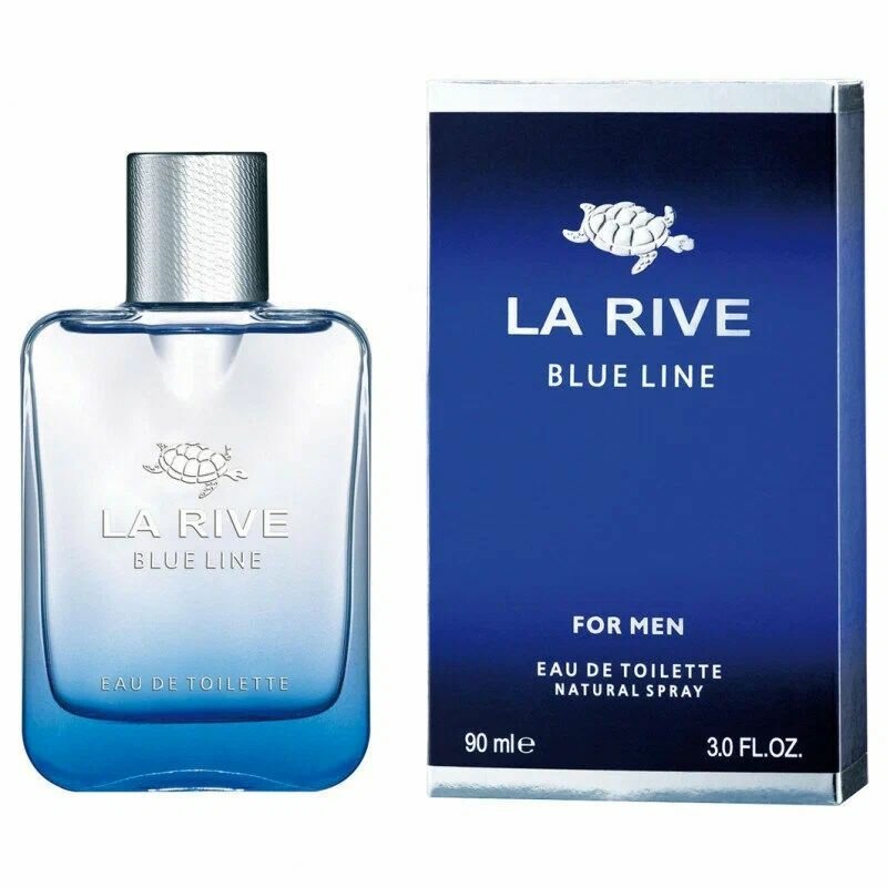 Туалетная вода La Rive Blue Line For Men 90мл, мужская, цитрусовая, фужерная, древесная