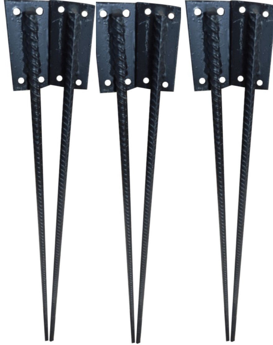 Комплект анкеров для детской площадки для крепления в грунт (6 шт.)