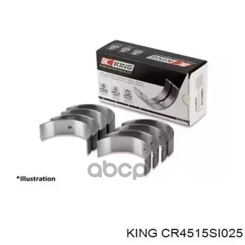 Вкладыши шатунные King арт. CR4515SI0.25