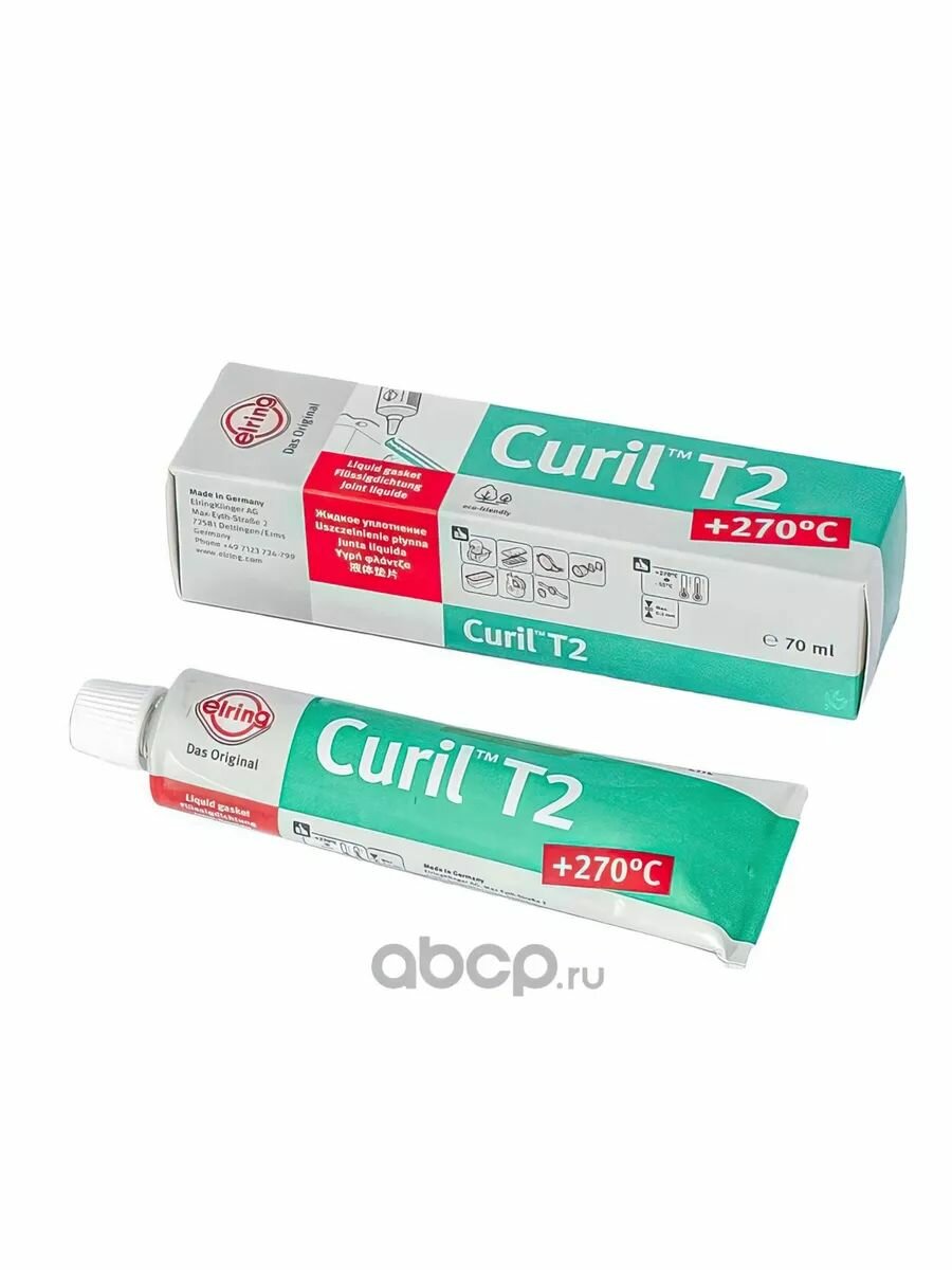 Герметик CURIL T2 зеленый, тюбик 70ml -55C.+270C