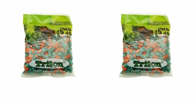 Тритон Грунт блестящий, смесь N 1, 800 г, 2 шт