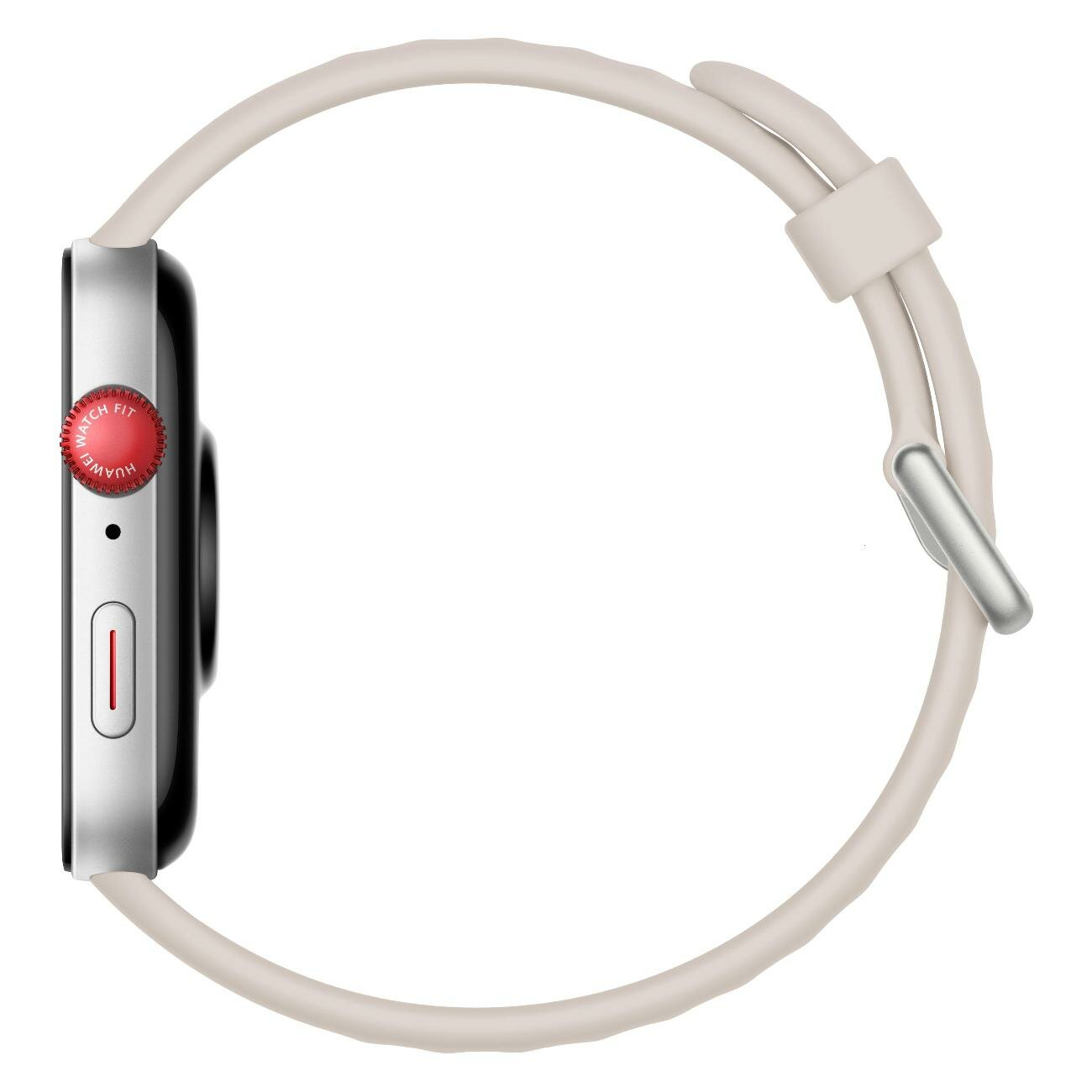 Часы Huawei Watch Fit, 1.82", AMOLED, белые, кожаный ремешок