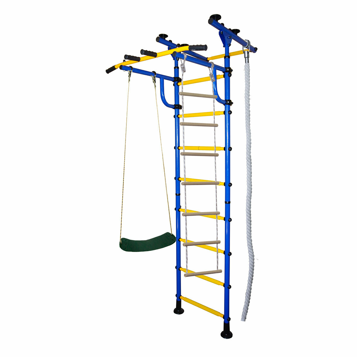 Шведская стенка Джуниор-5 синий/желтый