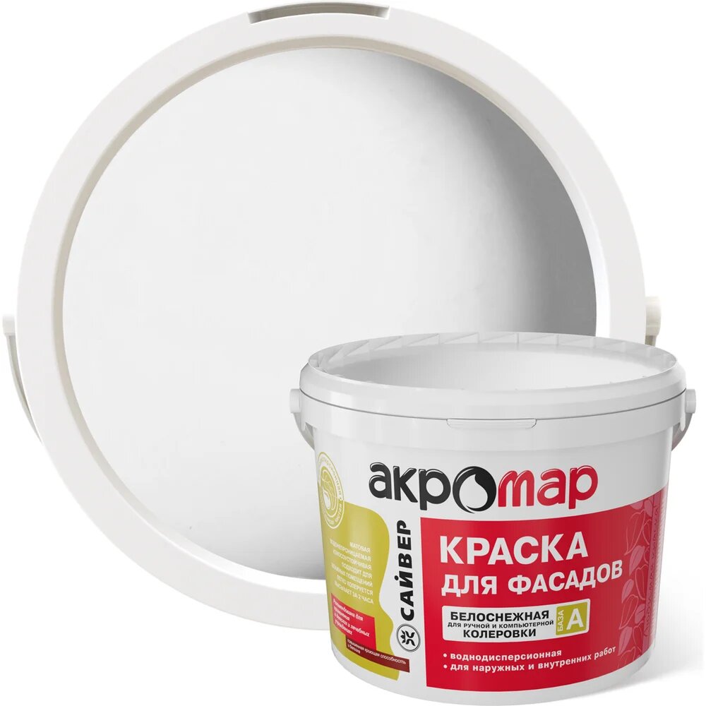 Акриловая фасадная краска Акромар
