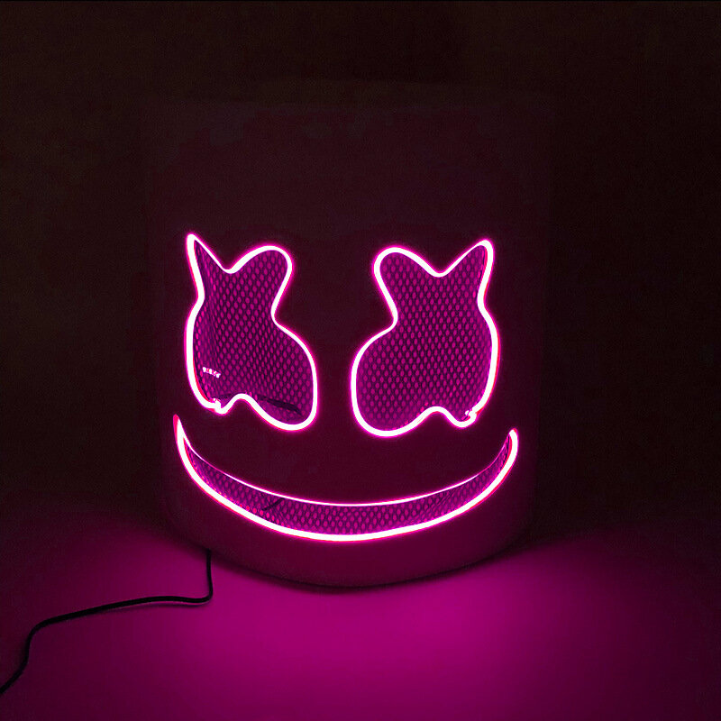 Трансграничный источник питания "Syllable Bungee Marshmallow", светящийся головной убор, розовый