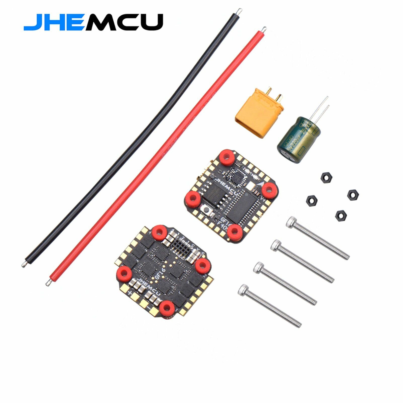 Контроллер полета JHEMCU GF16-BMI Stack F405-BMI BMI270 W/OSD AT7456E BLHELI_S -enj