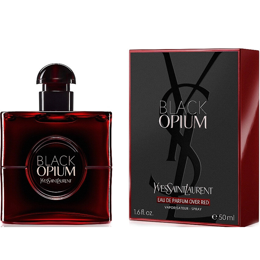 Парфюмерная вода для женщин Yves Saint Laurent Black Opium Over Red 50 мл / Духи Ив Сен Лоран Блэк Опиум Овер Ред