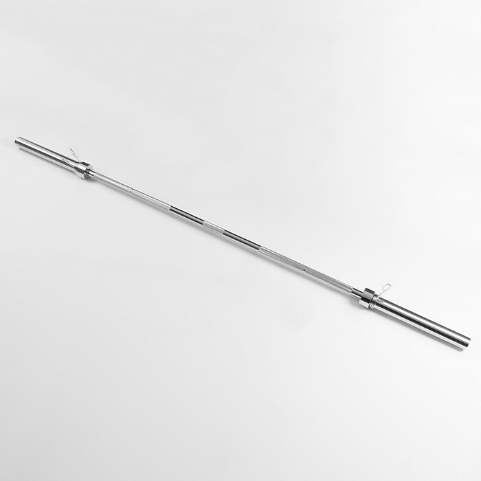 Гриф «Олимпийский», тренировочный, 220 см, d=50, вес 20 кг, с замками