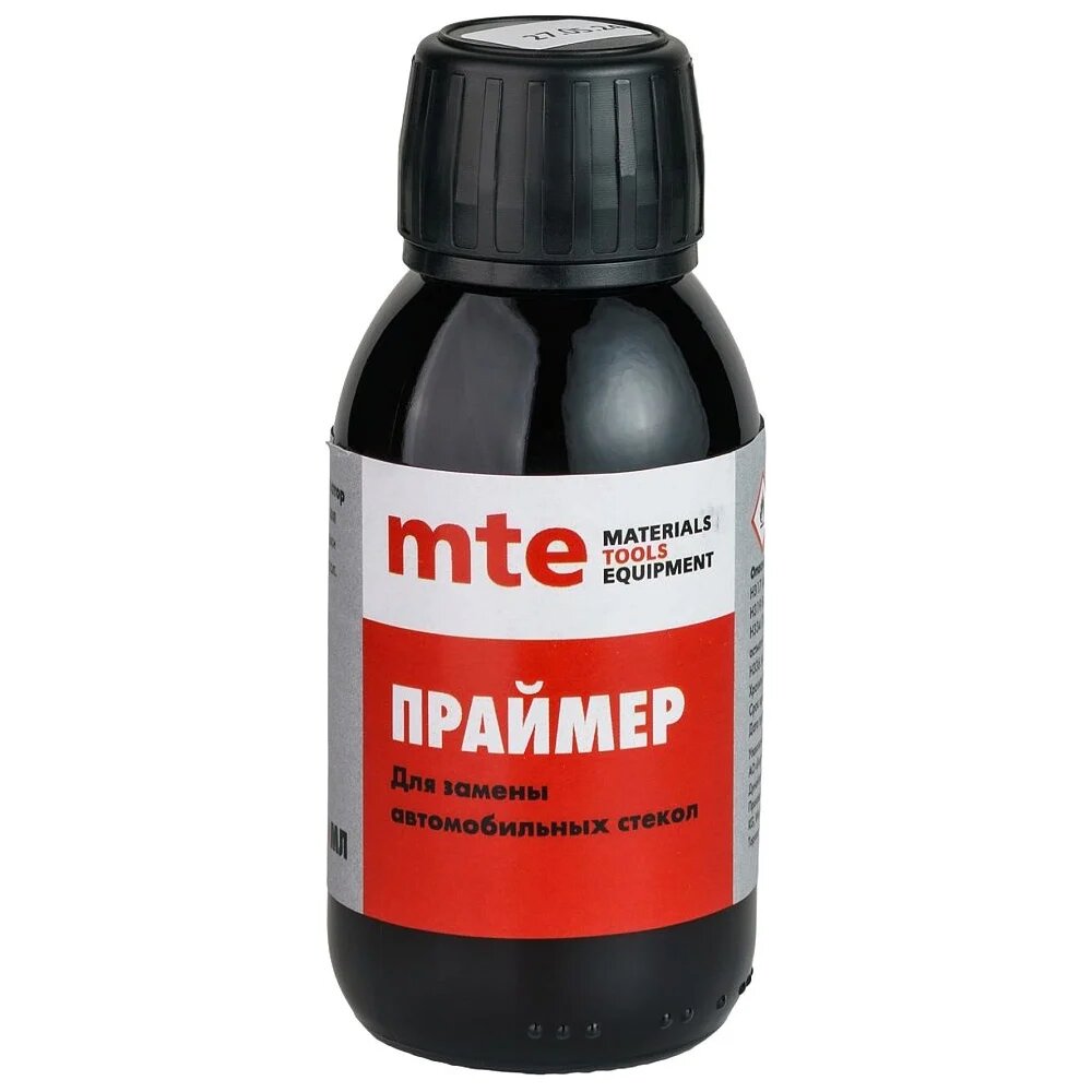 Праймер для вклейки автомобильных стекол MTE 100 мл, Защищает клеевой слой от уф-излучения