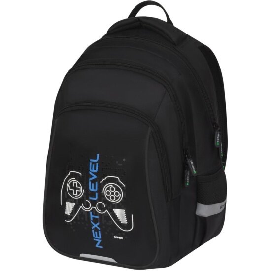 Рюкзак Berlingo Comfort "Next level" 38*27*18см, 3 отделения, 2 кармана, эргономичная спинка