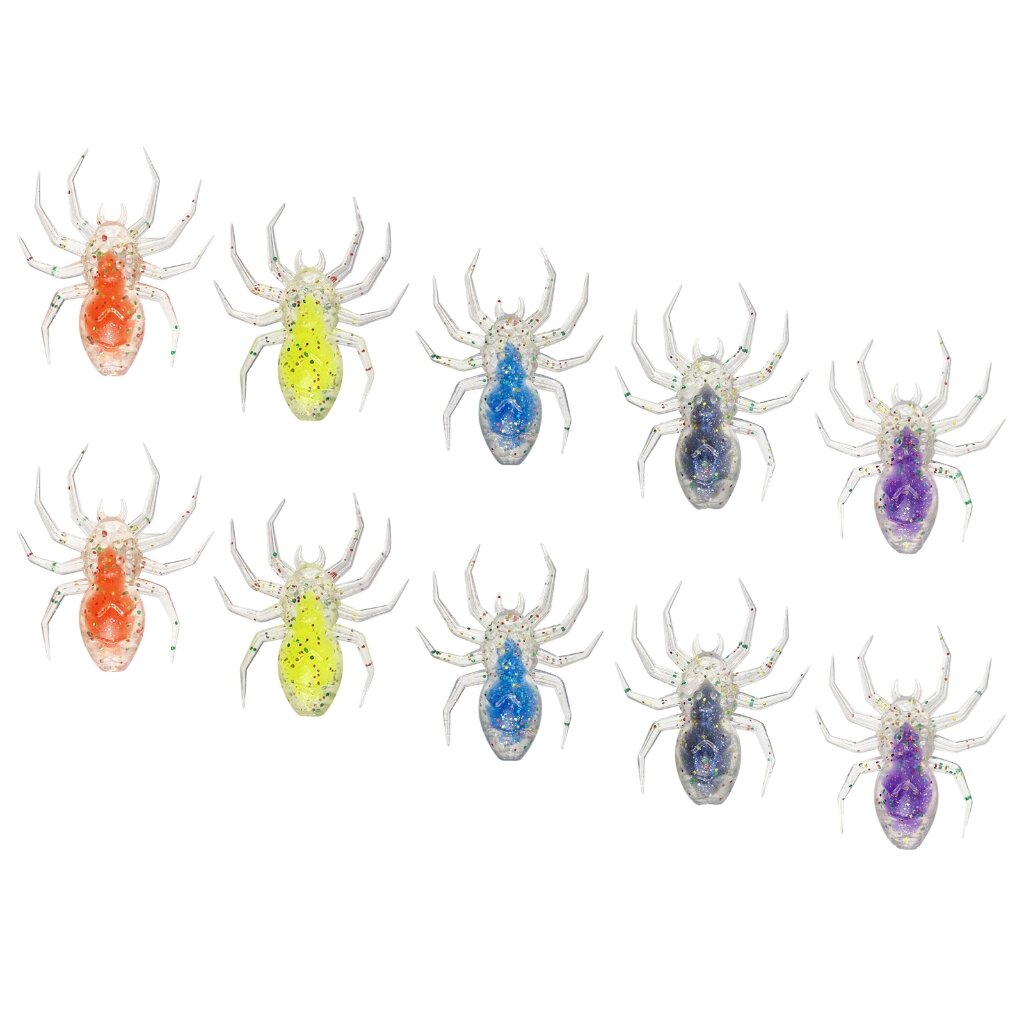 10 шт. Искусственные пауки для пресноводной рыбалки