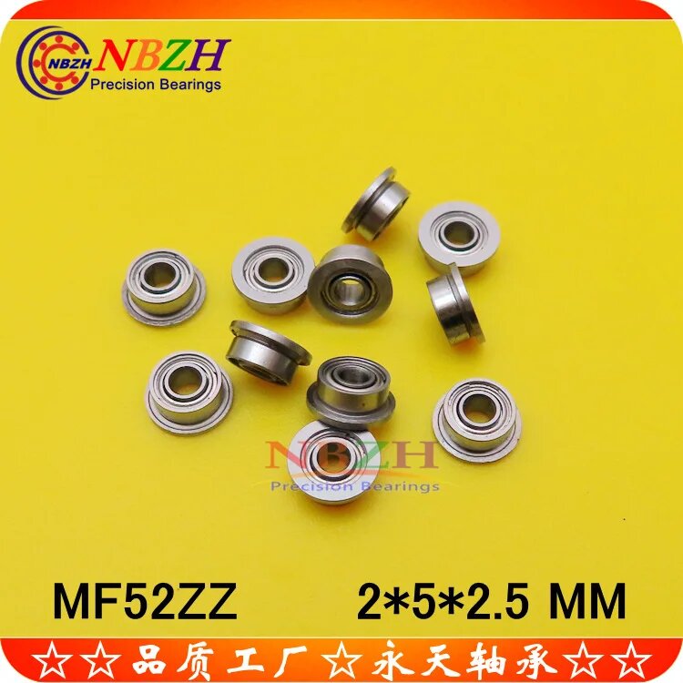 NBZH Подшипник фланцевый MF52ZZ 2*5*6.2*2.5*0.6 мм MF52ZZ BS Z1