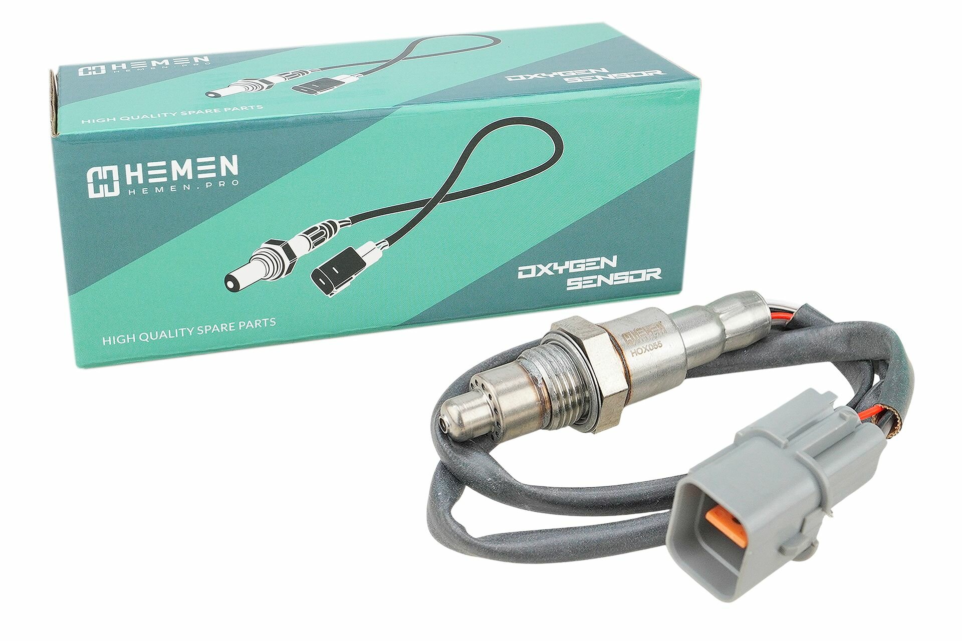 Датчик кислорода HEMEN Hyundai Solaris 2, Kia Rio, Creta, Seltos 1.6 после кат. (HOX055)