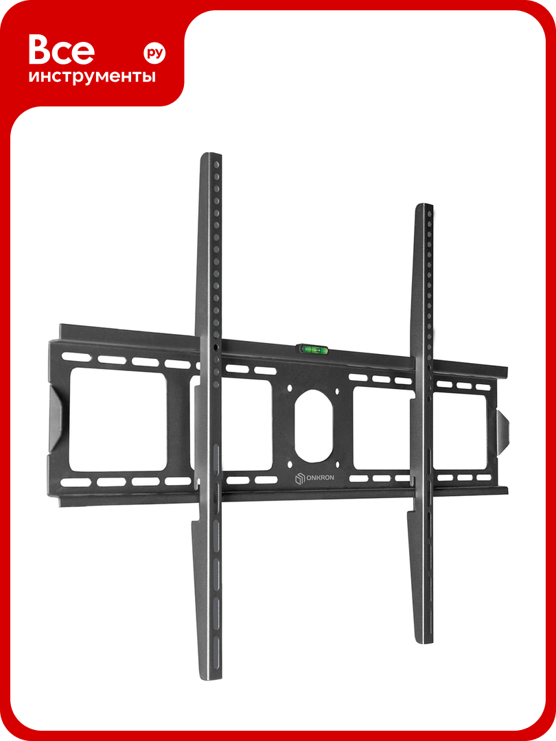 Фиксированный кронштейн для телевизора 55-100 ONKRON Black UF4, 254 см