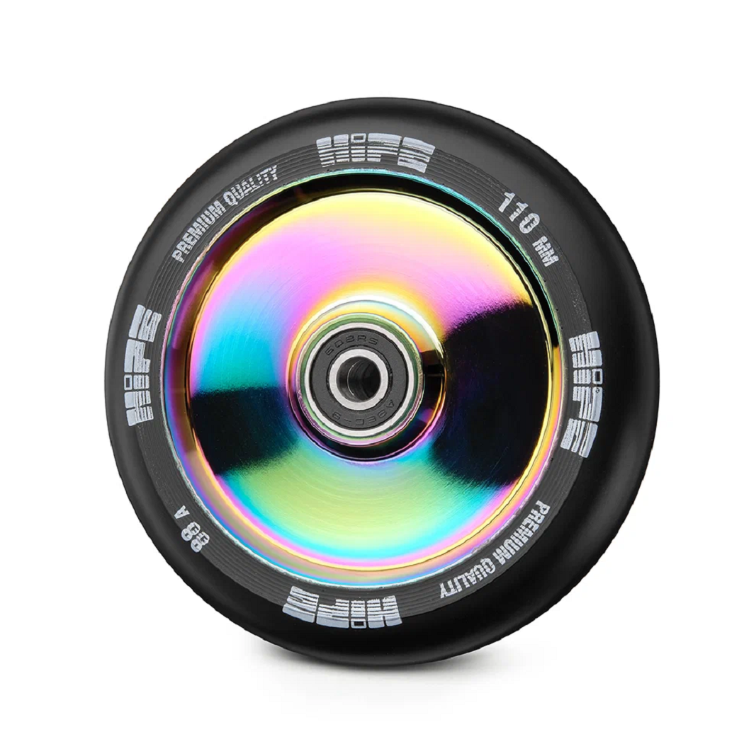 Колесо Hipe H05 Neochrome, ABEC-9, 110 мм, 88А, неохром, черный