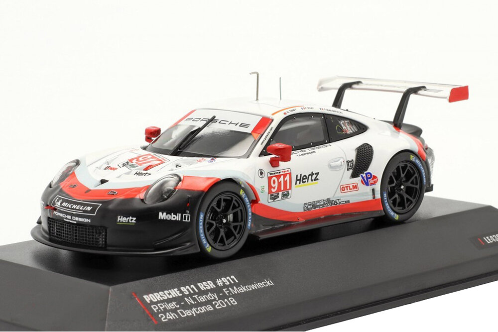 Модель коллекционная IXO Porsche 911 (991) rsr daytona 2018