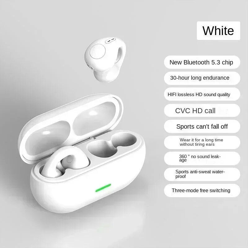 Путешествий YM Mall Наушники T75 Костная Проводимость Водонепроницаемые BT5.3