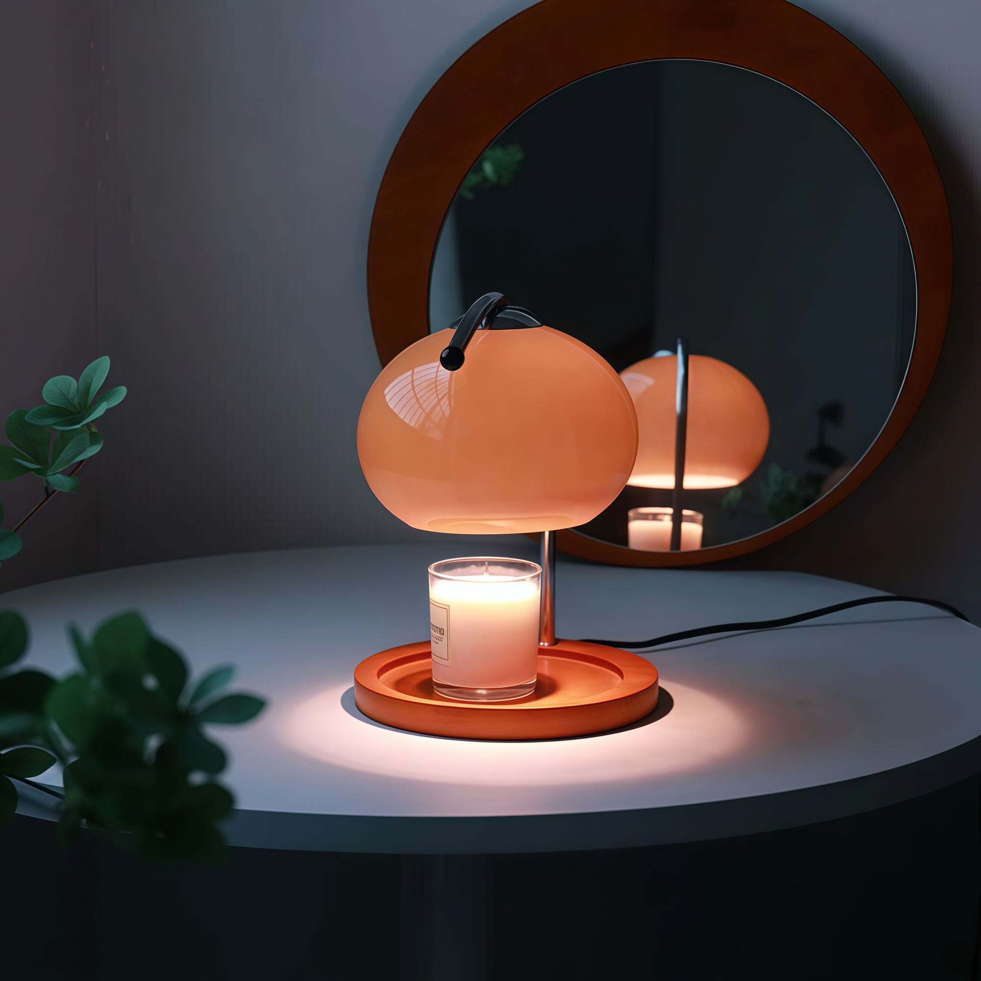 Лампа Clear Lighting вогдаль, для ароматерапии, диммирование, G23, настольная, желтая