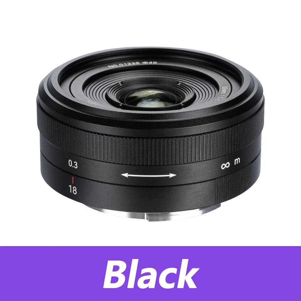 Объектив 7artisans 18 мм F5.6 для фотосъемки людей L-образный крепление