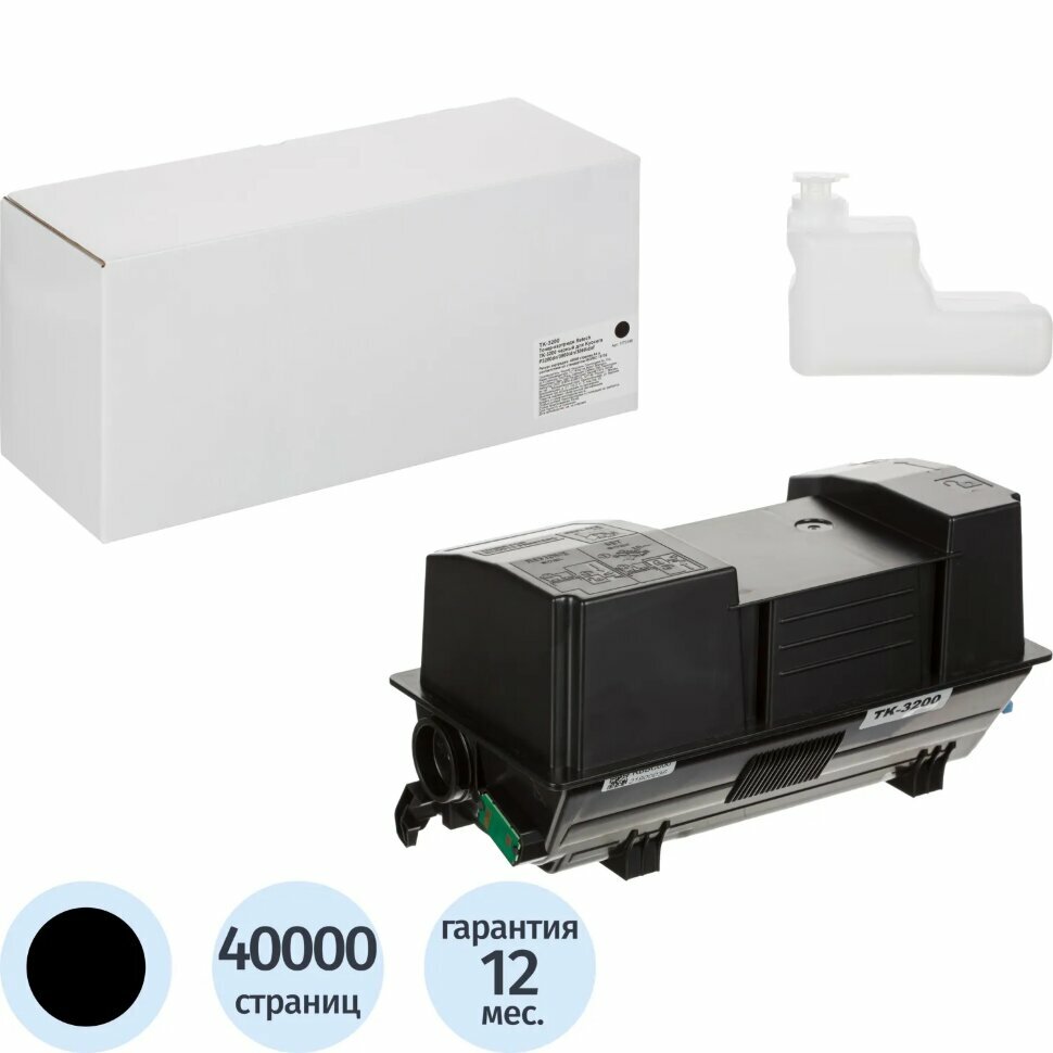 Тонер-картридж Retech TK-3200 чер. для Kyocera P3260dn/3860idn/3860idnf, 1773196