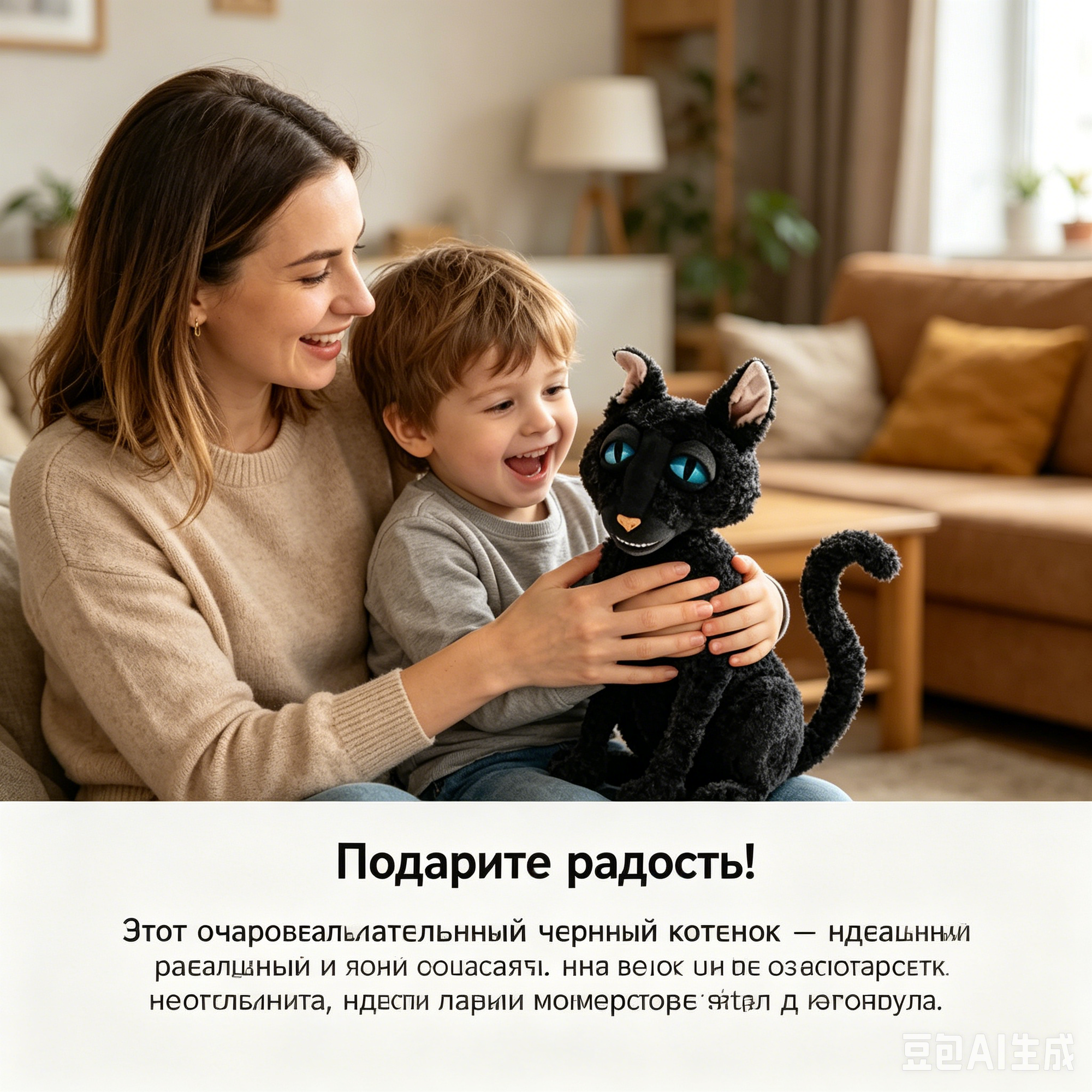 Милые плюшевые игрушки, черные кошки, полипропиленовый хлопок, подарки