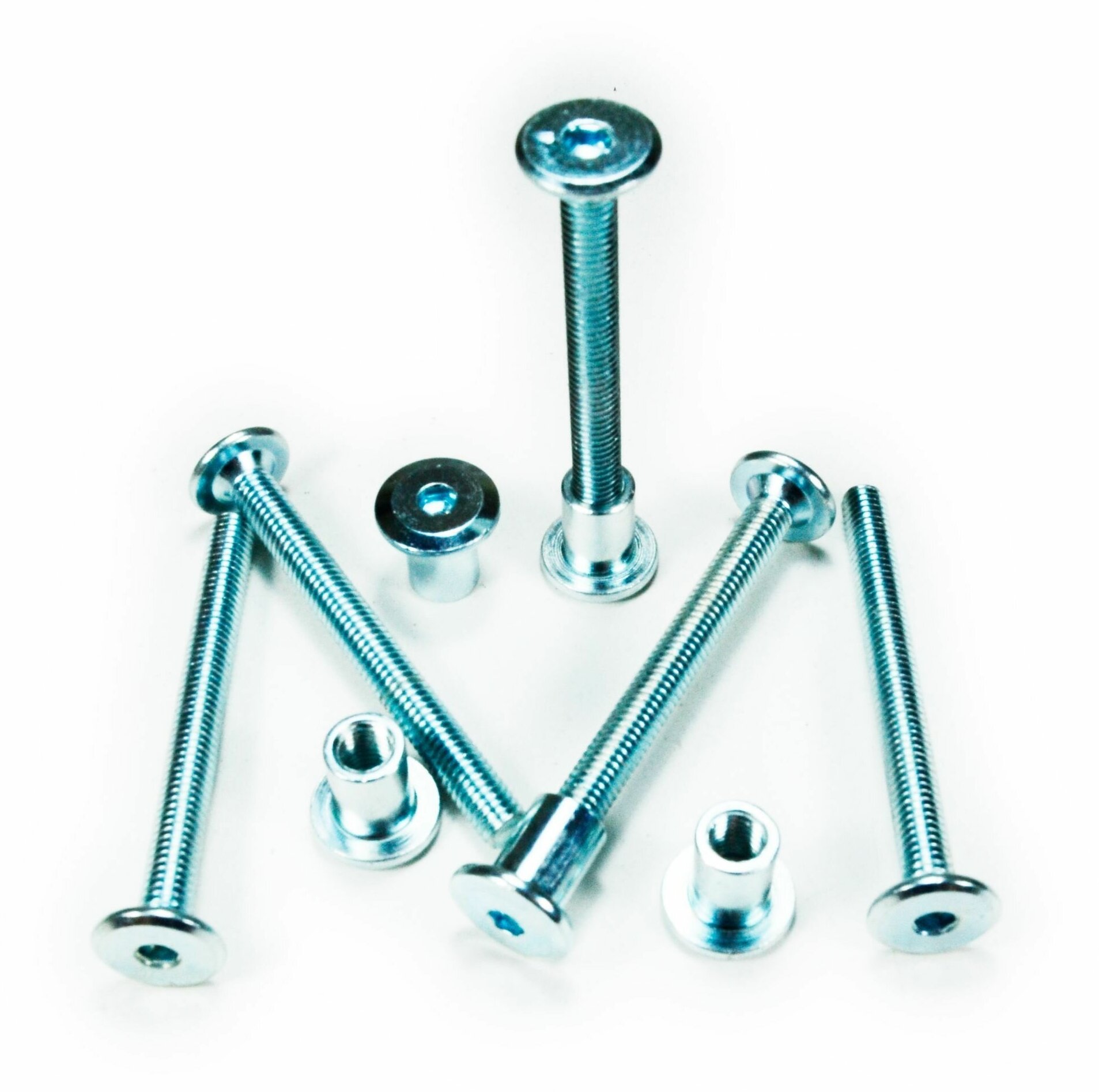 Комплект мебельных винтов с гайкой 6х45 20шт