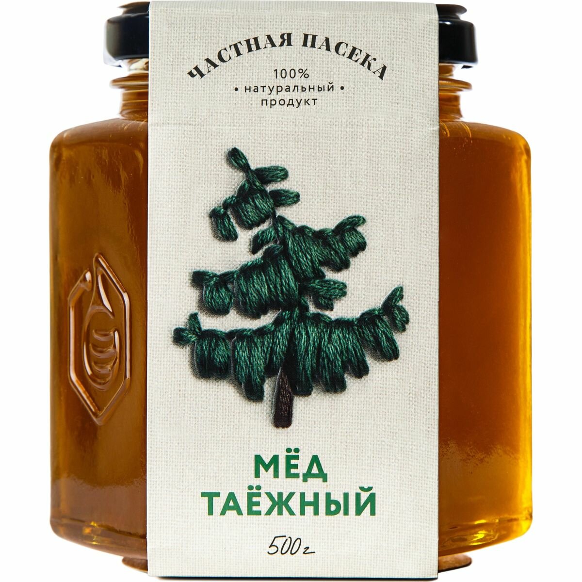 Мед Частная пасека таежный стекло, 500г (2486330), 1шт.
