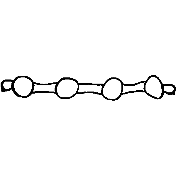 REINZ 71-34841-00 прокладка коллектора впускного\ rover 218 / 75 / 45 / mg 1.8 16v 95