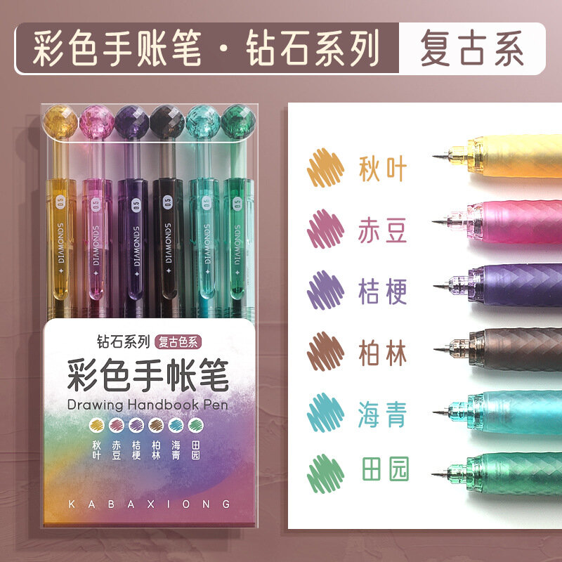 Гелевая ручка "Зыбучий песок", с блестками и светящимся эффектом, 6 цветов