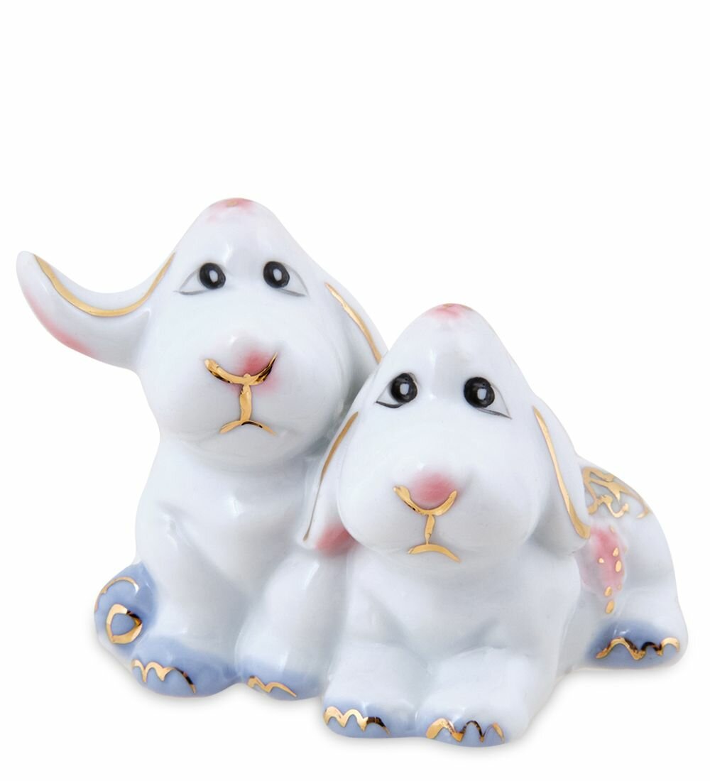 Фигурка Пара Собачек 3' роз. (GE) A559997