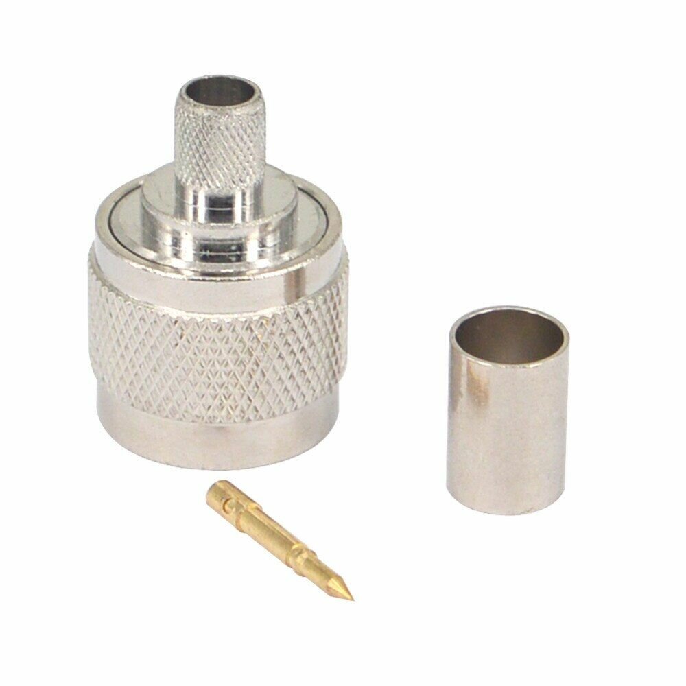 ВЧ-разъём N(male) обжимной под кабель 5D-FB