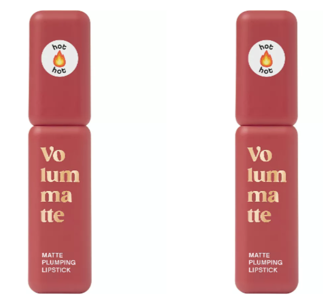 Устойчивая жидкая матовая помада для губ Vivienne Sabo Volummatte, с плампингом, тон 05, 2 шт