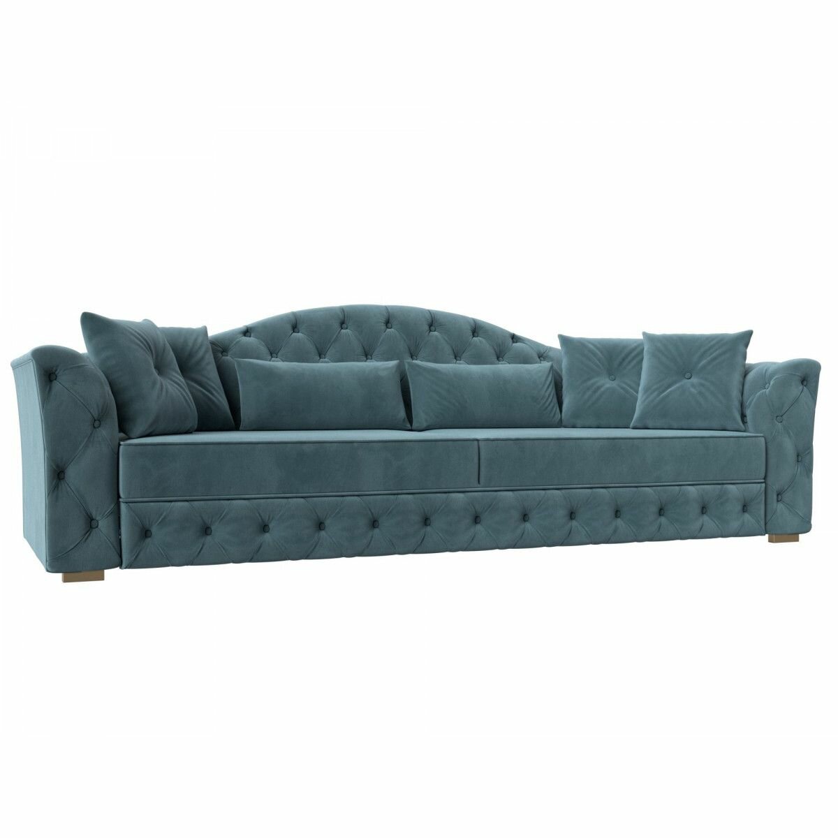 Прямой диван Артис, Велюр, Модель 120326