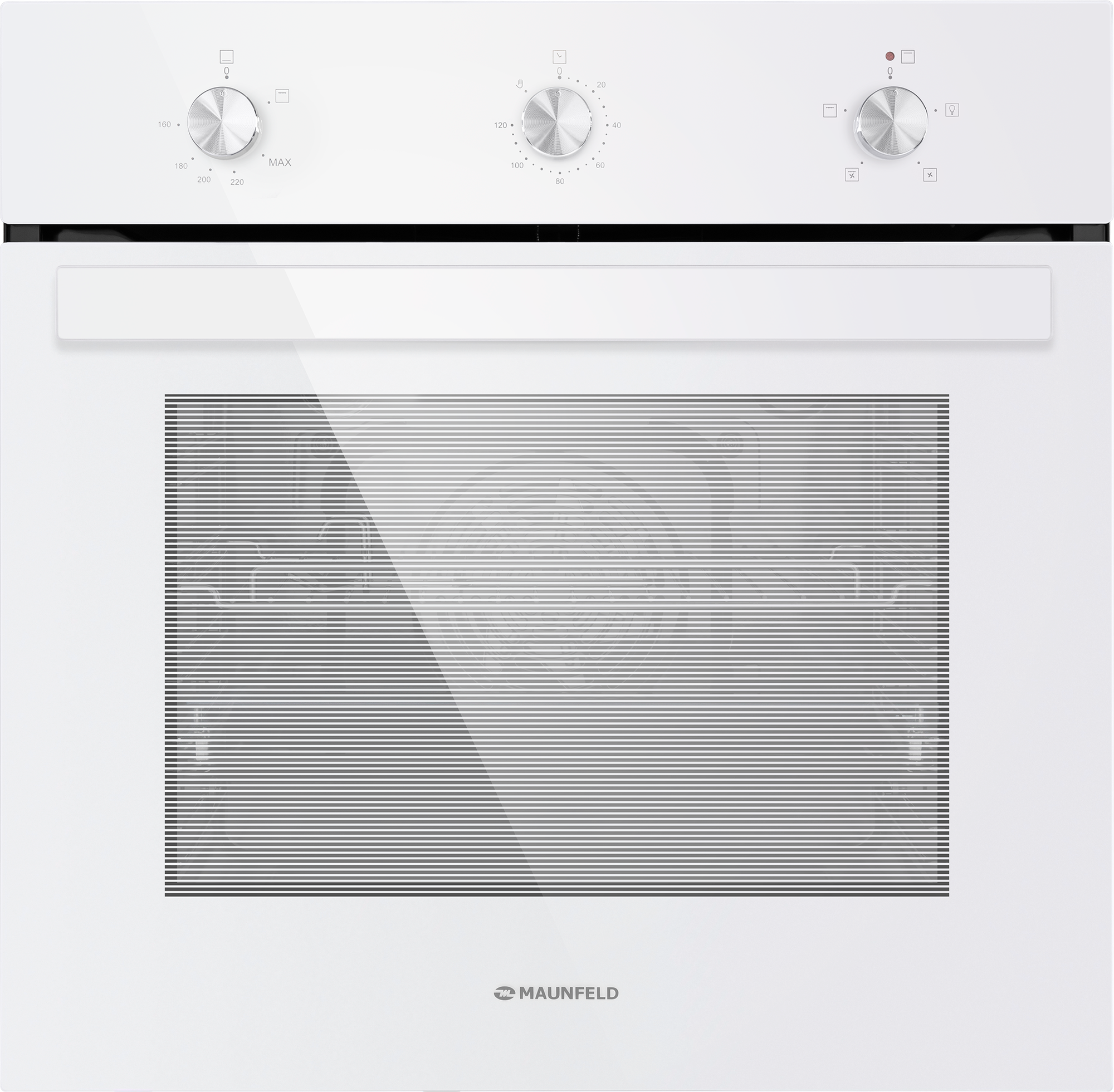 Шкаф духовой газовый MAUNFELD EOGC604W (с электрическим грилем)