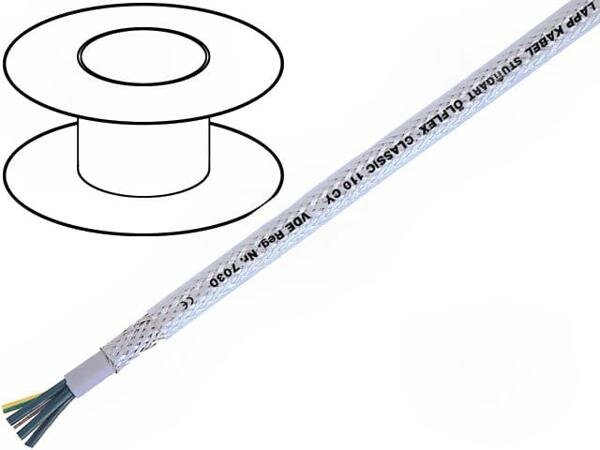 Провод LAPP KABEL CL110CY-12G0.5, Провод, OLFLEX® CLASSIC 110 CY, 12G0,5мм2, экранированный, ПВХ, кратно 1м