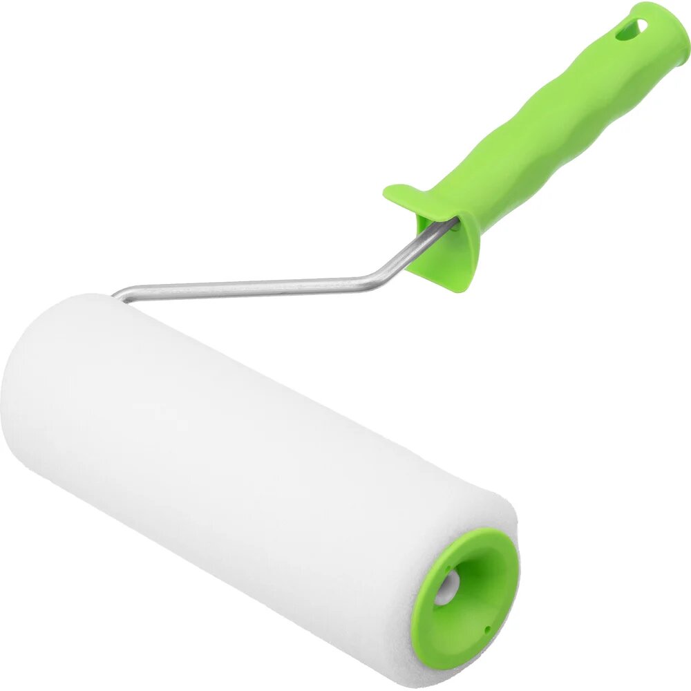 Валик СИБРТЕХ "ПОРОЛОН" с ручкой, 200 мм, D-48 мм 80103