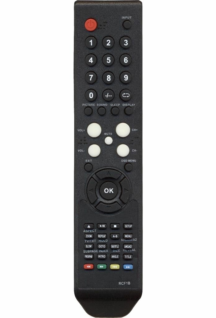 Пульт RCF1B для телевизора FUSION, Supra, Hyundai, Izumi