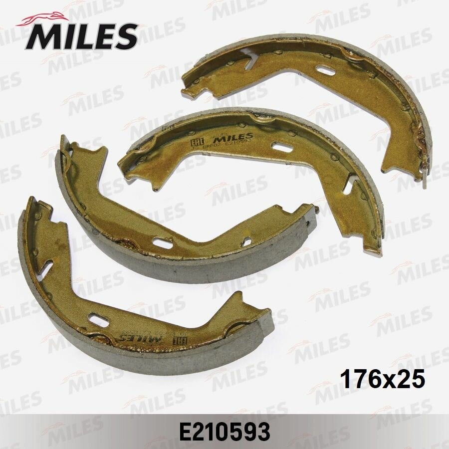 MILES Колодки стояночного тормоза VOLVO S60/S80/V70/XC70 98- (TRW GS8674) E210593
