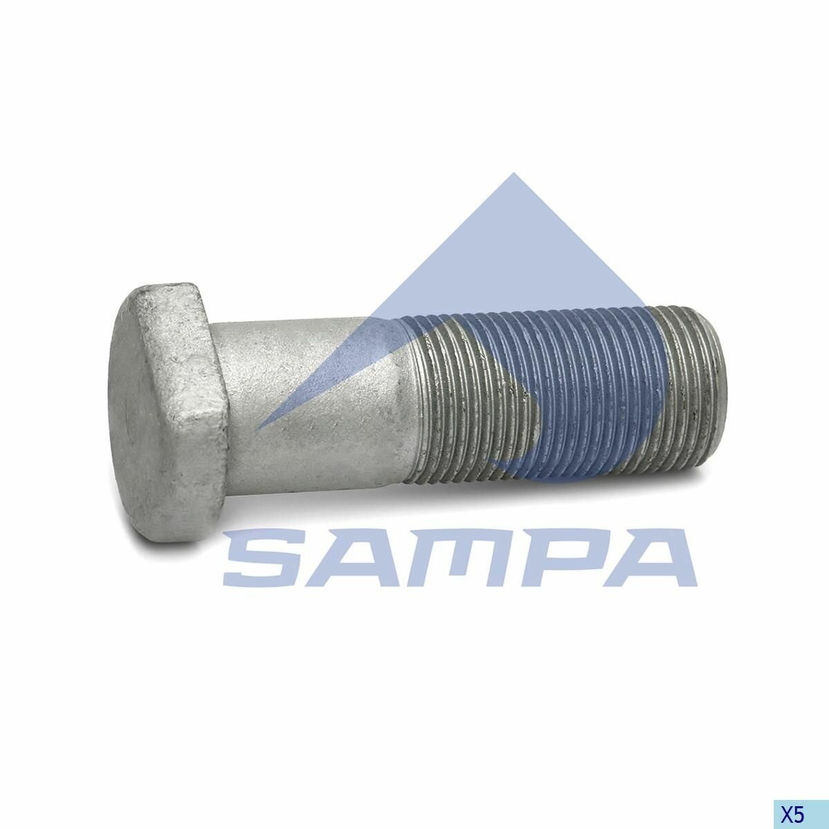 Болт колеса перед. M20x1.5x68/36 MB Atego 204.242 SAMPA