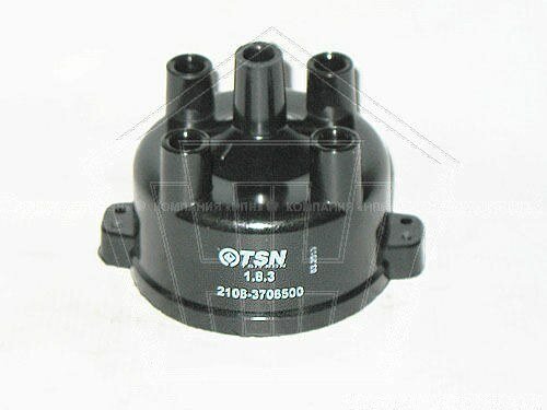 Крышка трамблера (распределителя зажигания) ваз 2108-10, 2113, 2115 черная"tsn" (1.8.3) (2108-370650