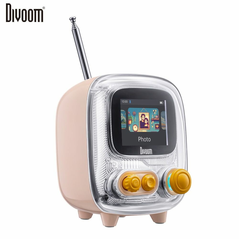 Divoom T-tiivoom-2 Беспроводной Динамик Bluetooth пиксельный будильник DIY Display Board Милый подарок