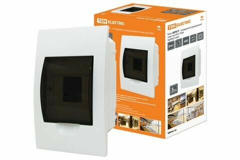 Щит распределительный встраиваемый ЩРВ-П-4 модуля IP40 0902-0001 (0810-0001)